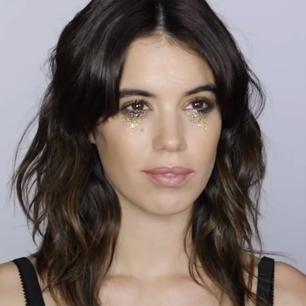 Makeup Video with Gala Gordon: Red Lip & Glitter Eyeshadow