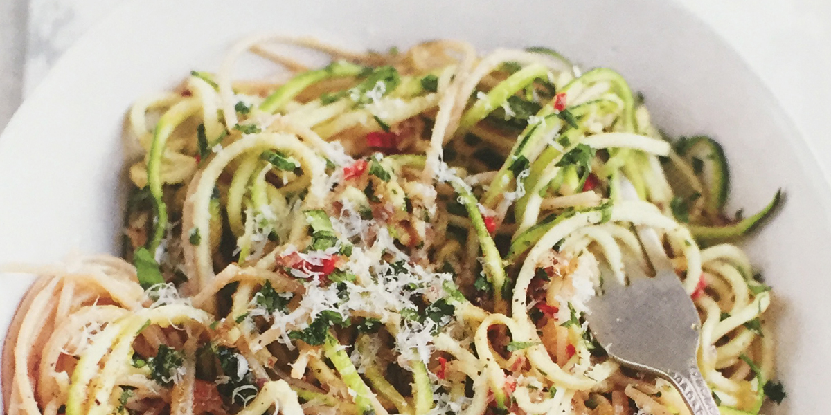 Summer Recipe for Good Skin: Courgette Spaghetti