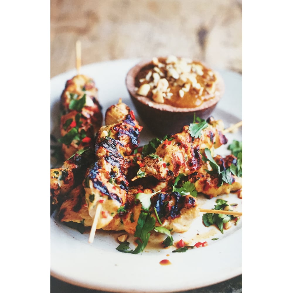 Health Chicken Satay Recipe: Wendy Rowe Eat Beautiful Peanut Chicken